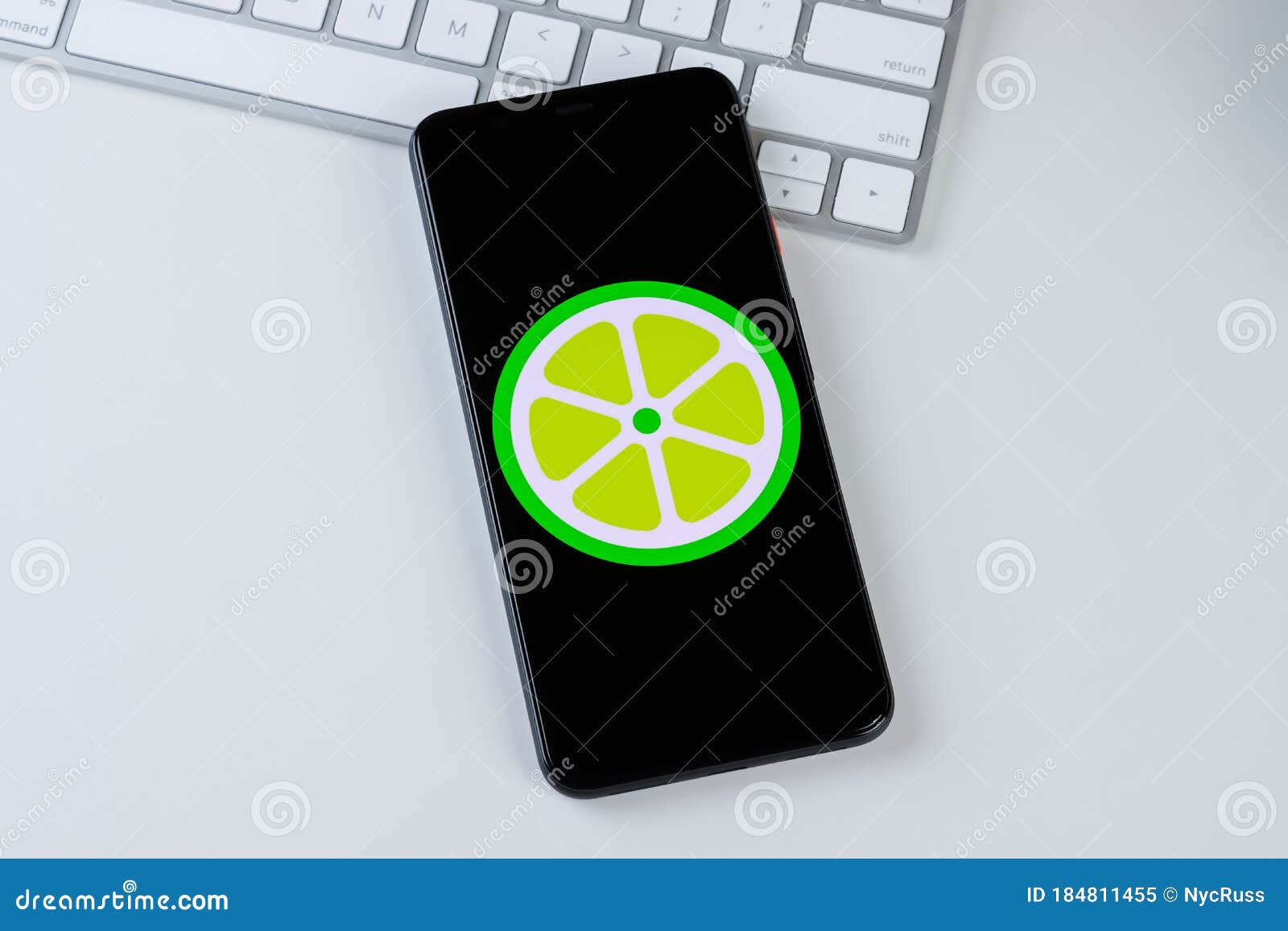 Lime App Logo on a Smartphone Screen Editorial Image - Image of ...