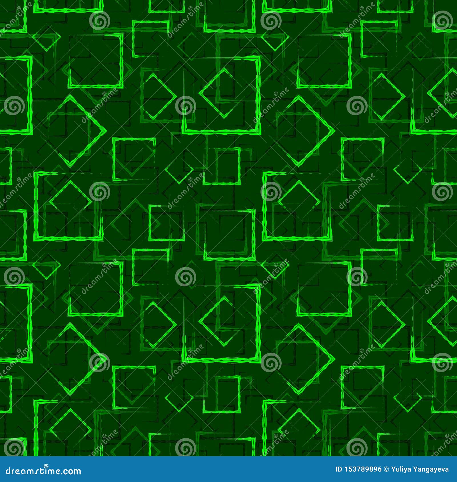 Lime Carved Squares and Frames for an Abstract Green Background or ...