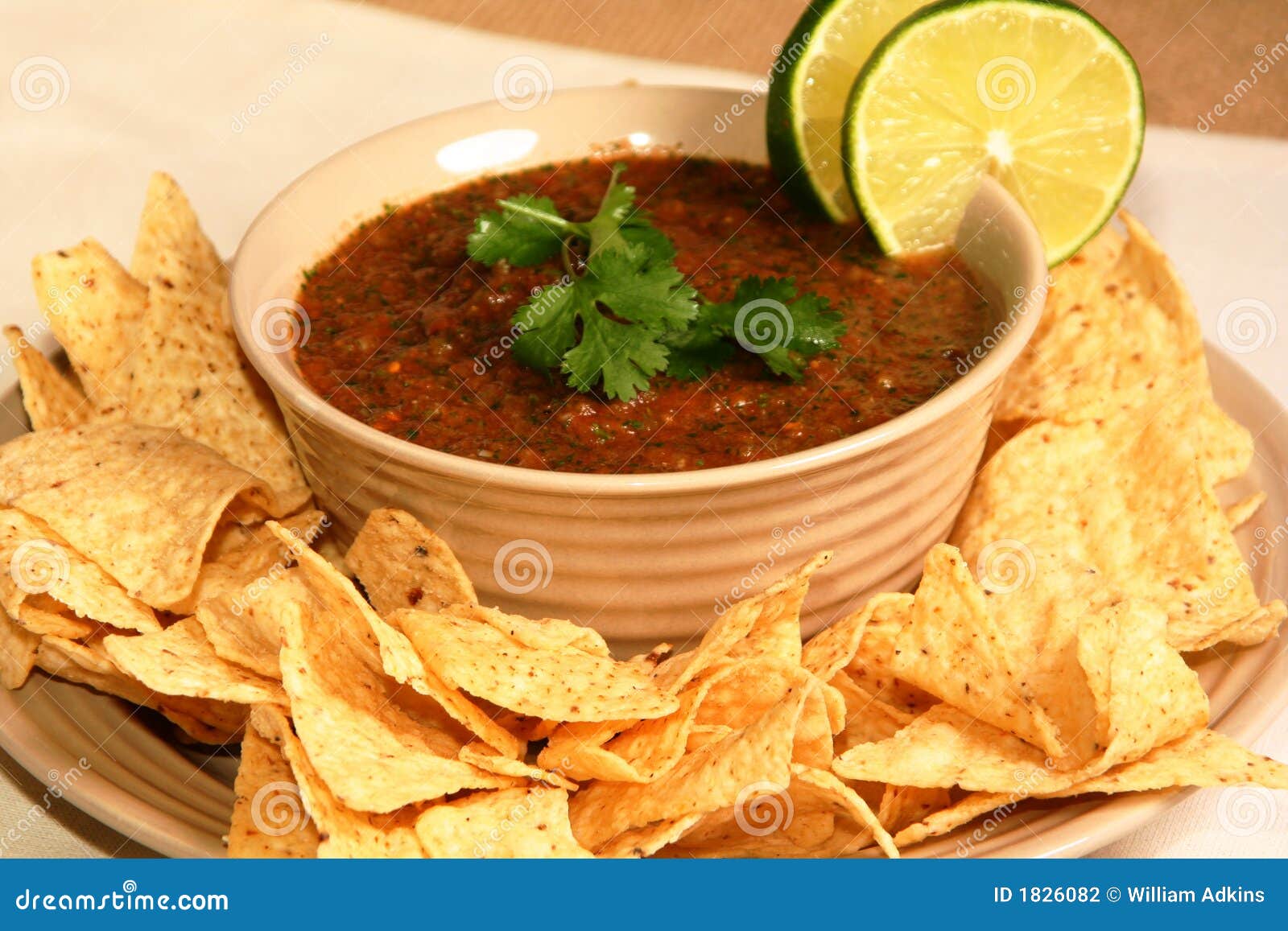 Lime Cilantro Salsa stock photo. Image of snack, dining - 1826082