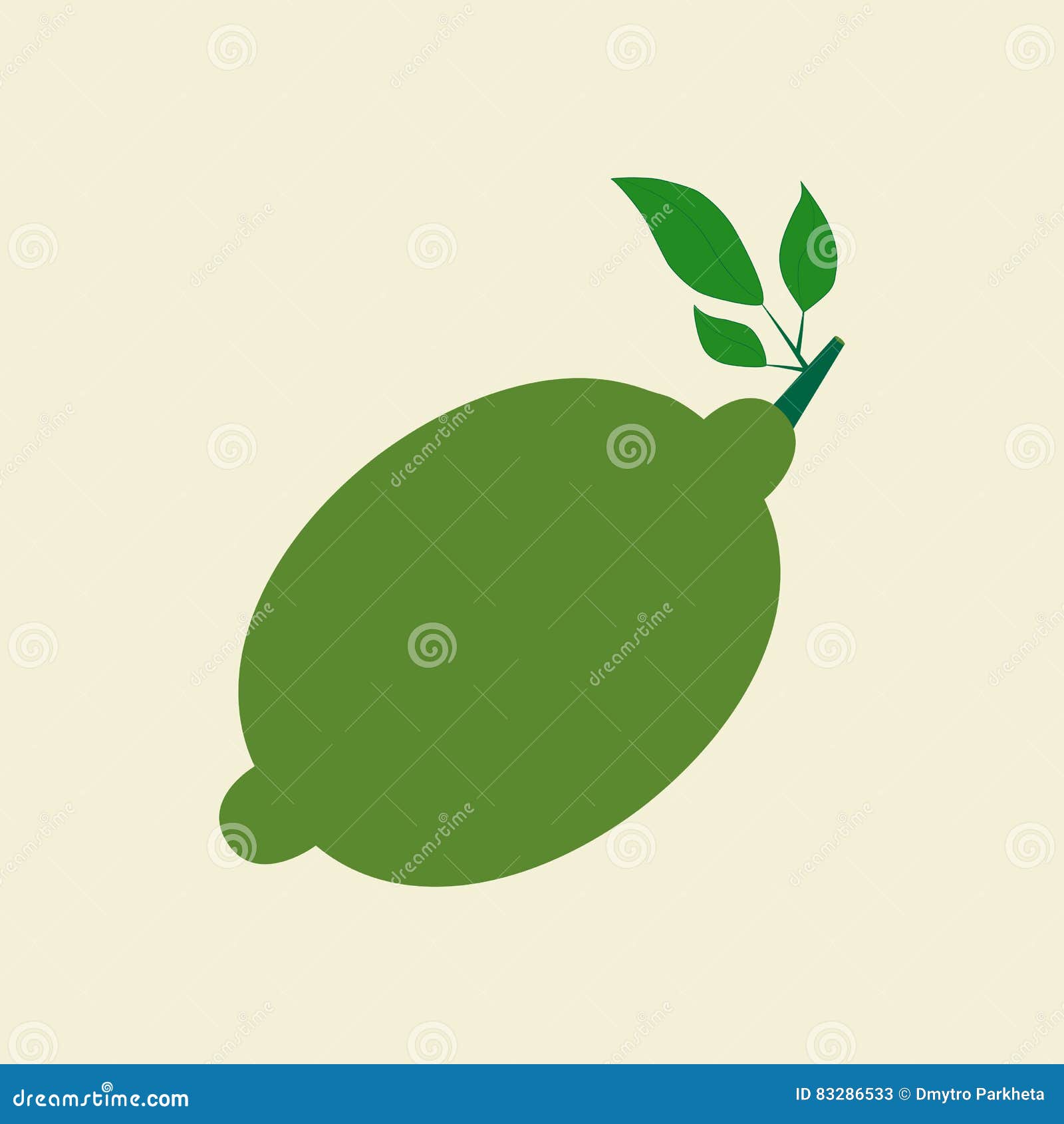 Lime Citrus Icon stock vector. Illustration of food, natural - 83286533