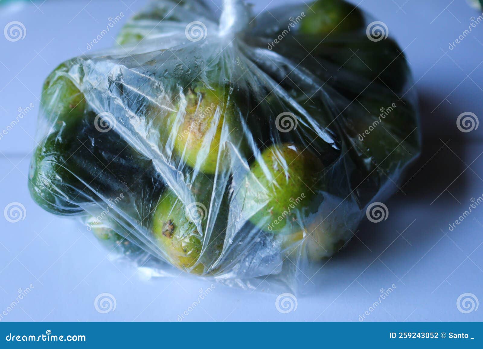 Lime in a Clear Plastic Bag Stock Photo - Image of clear, herb: 259243052