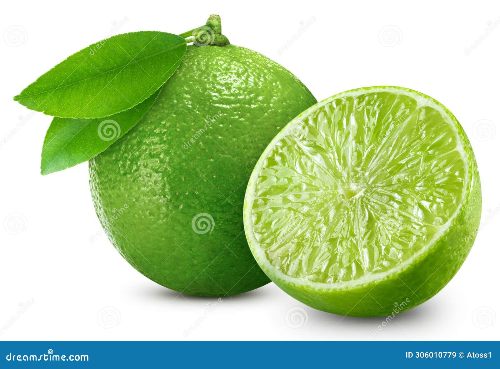Lime with clipping path stock image. Image of studio - 306010779