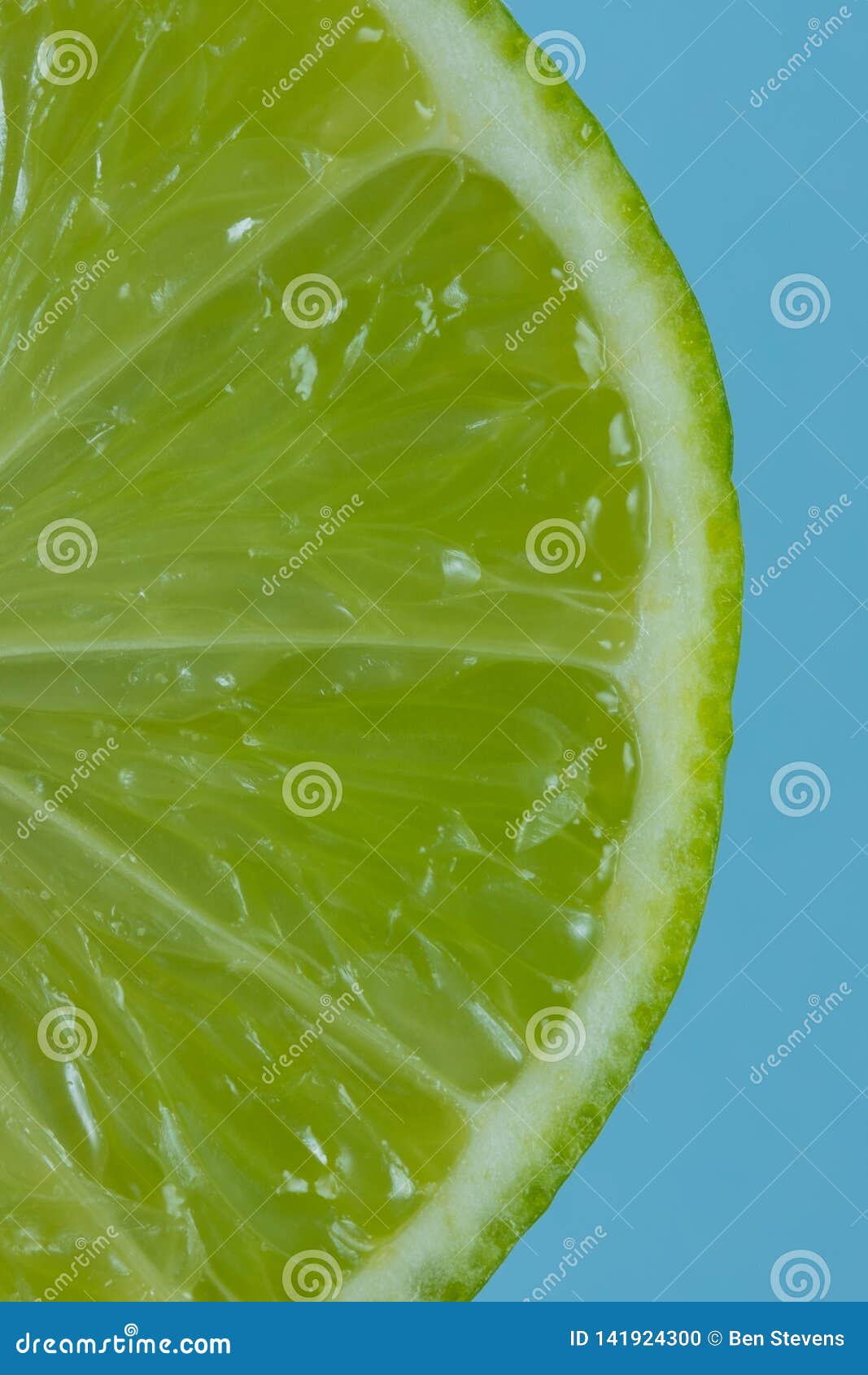 Macro Image of a Slice of Lime Stock Photo - Image of food, vitamin ...