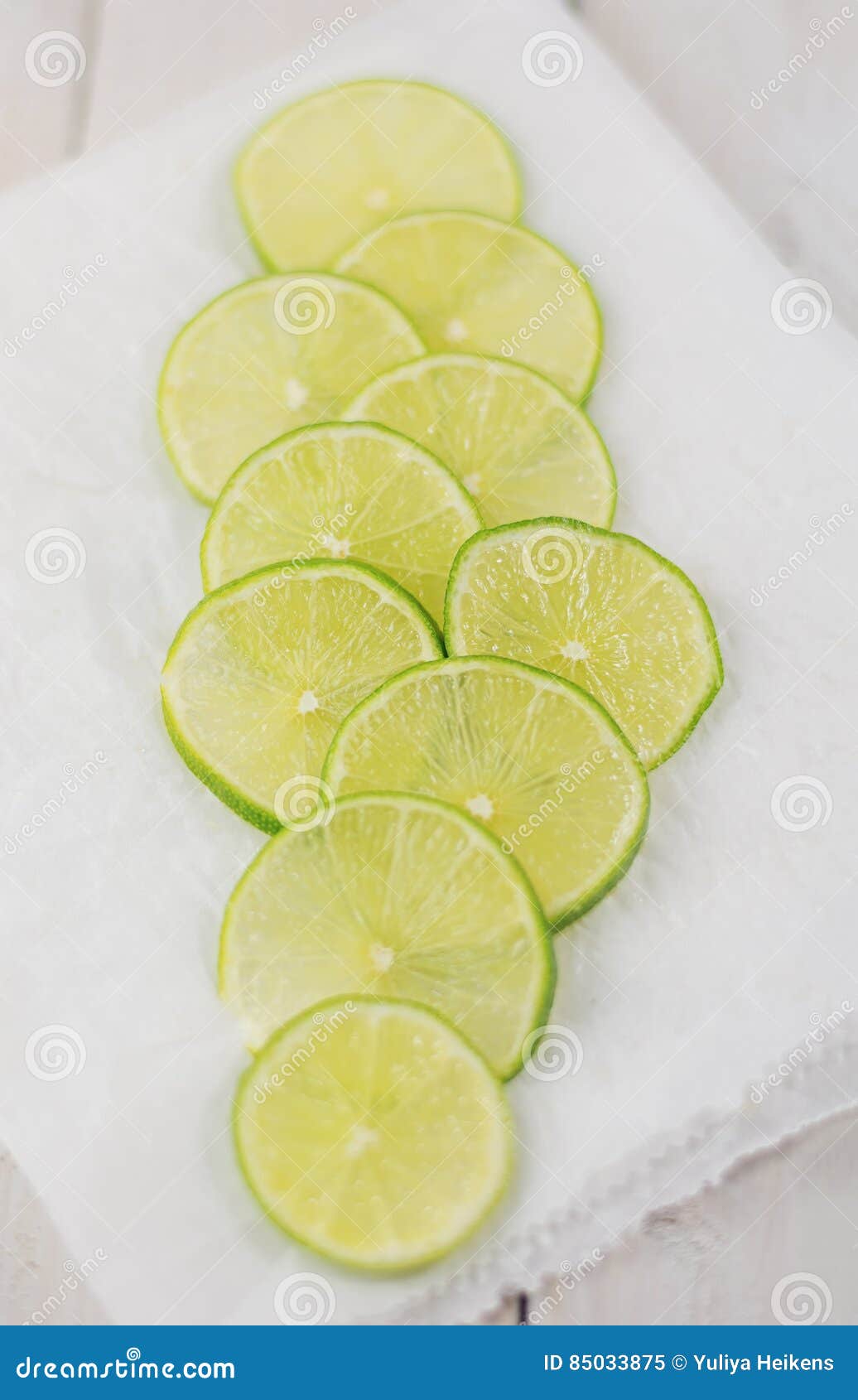 Lime cut in slices. stock image. Image of background - 85033875