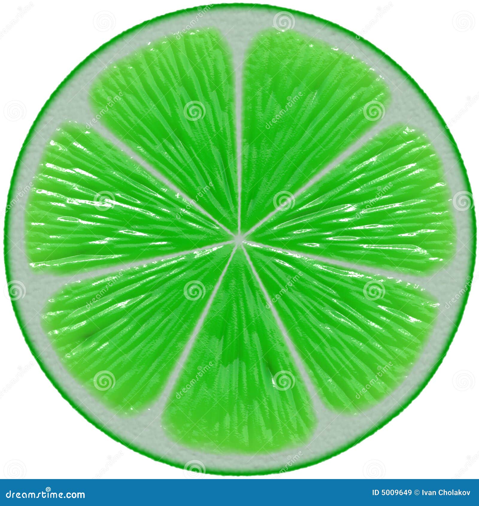 Lime cutout stock illustration. Illustration of vitamin - 5009649