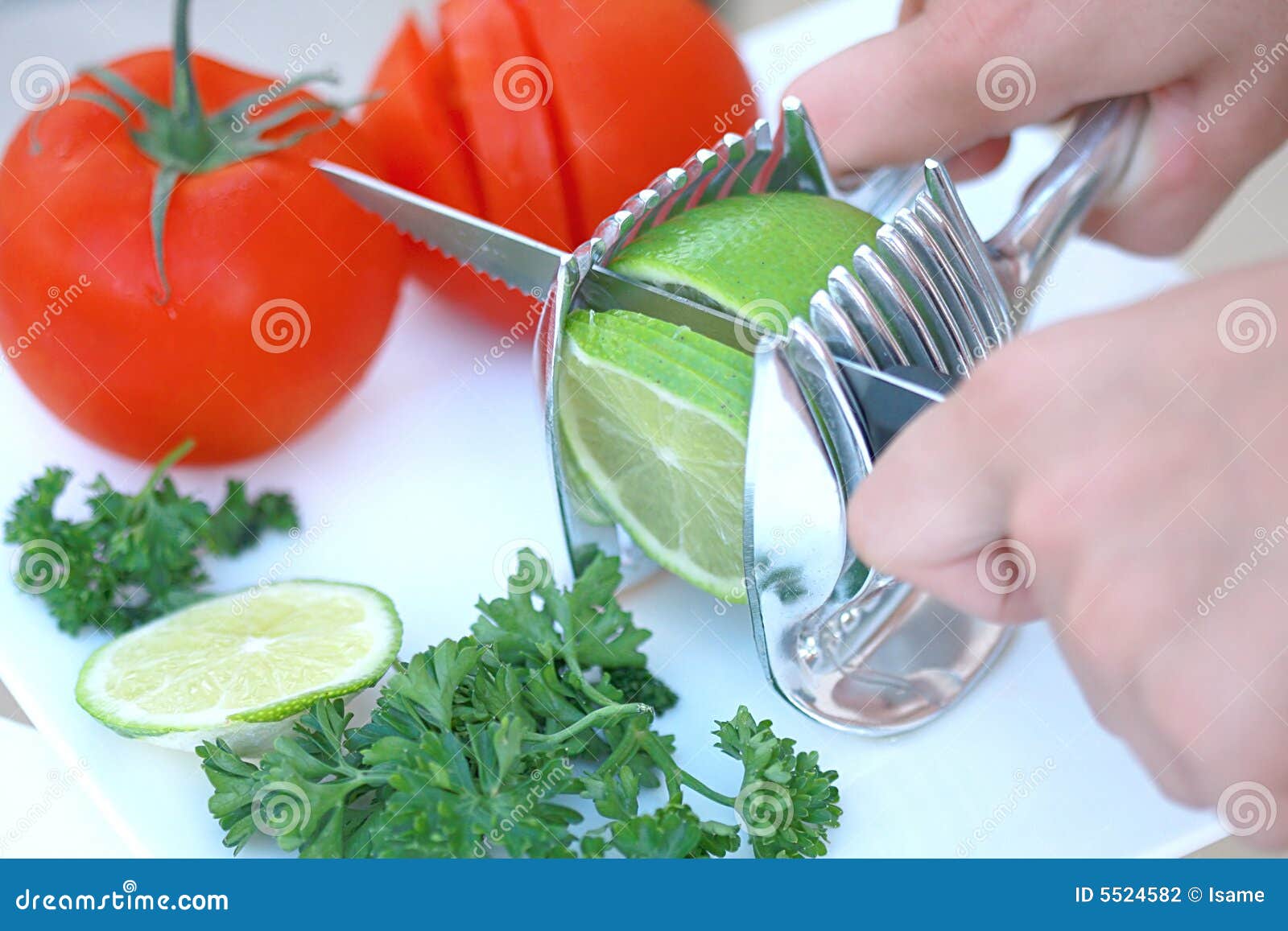 Lime cutting stock photo. Image of slice, device, healthy - 5524582