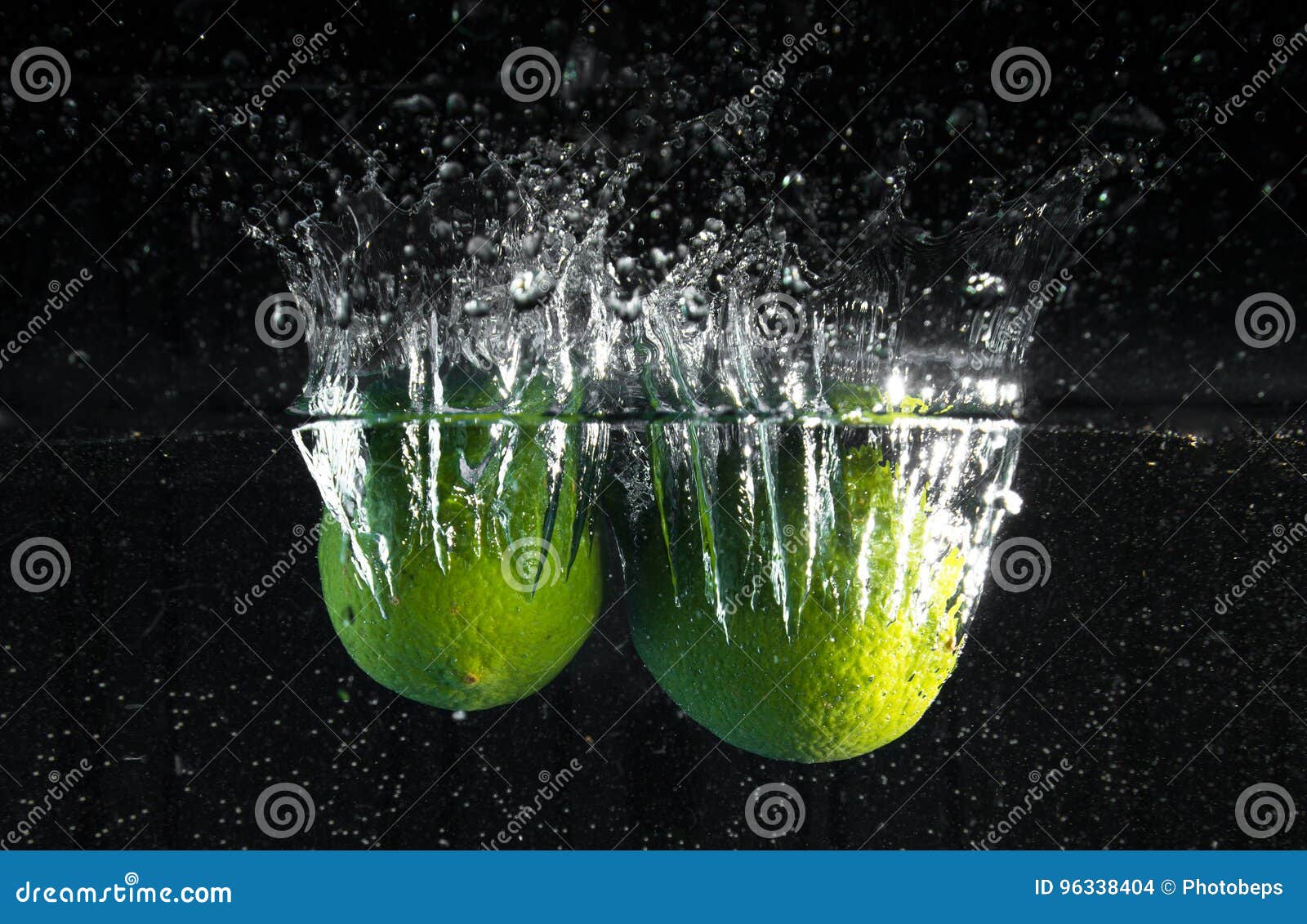 Lime falling in water stock photo. Image of dietary, splashing - 96338404
