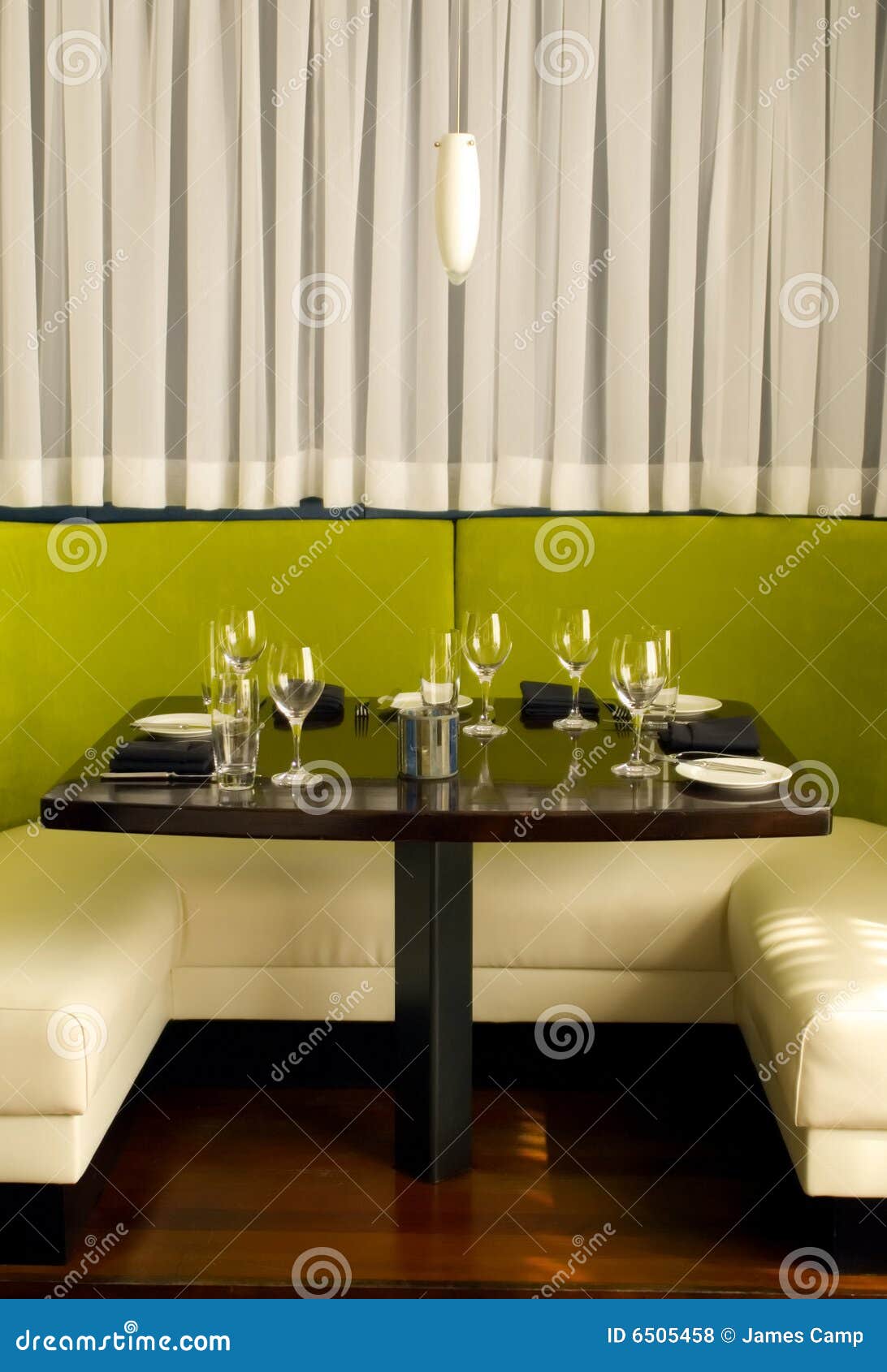 Lime green booth stock photo. Image of green, cafe, wooden - 6505458