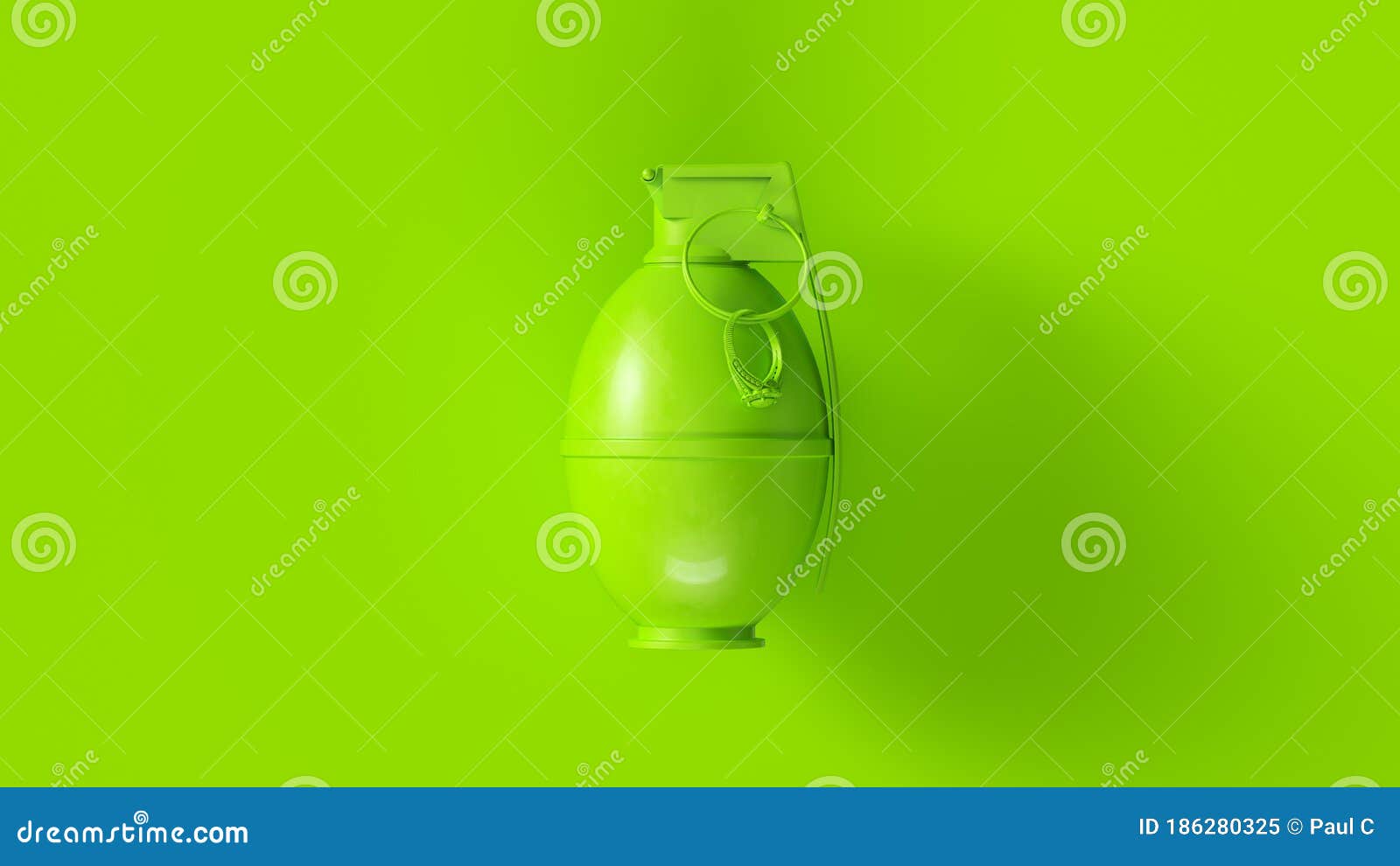 Lime Green Grenade Concept stock illustration. Illustration of cold ...