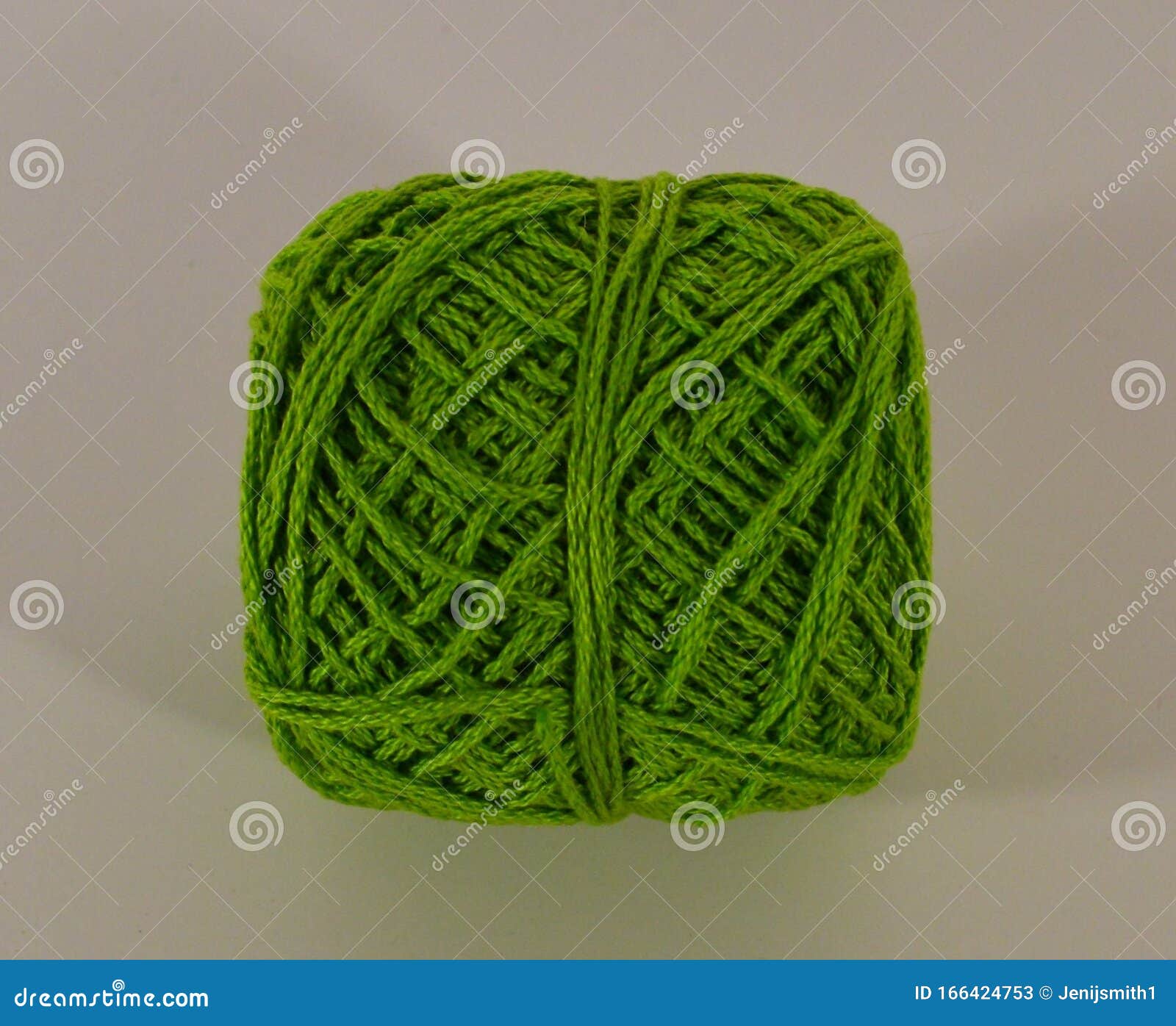 Lime Green Needle Work Project Thread Stock Image - Image of colored ...