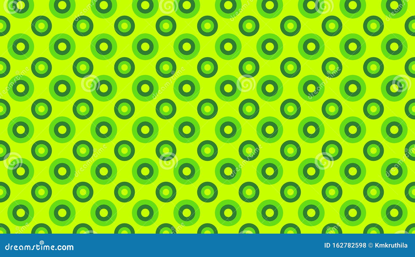 Lime Green Seamless Geometric Circle Background Pattern Vector ...