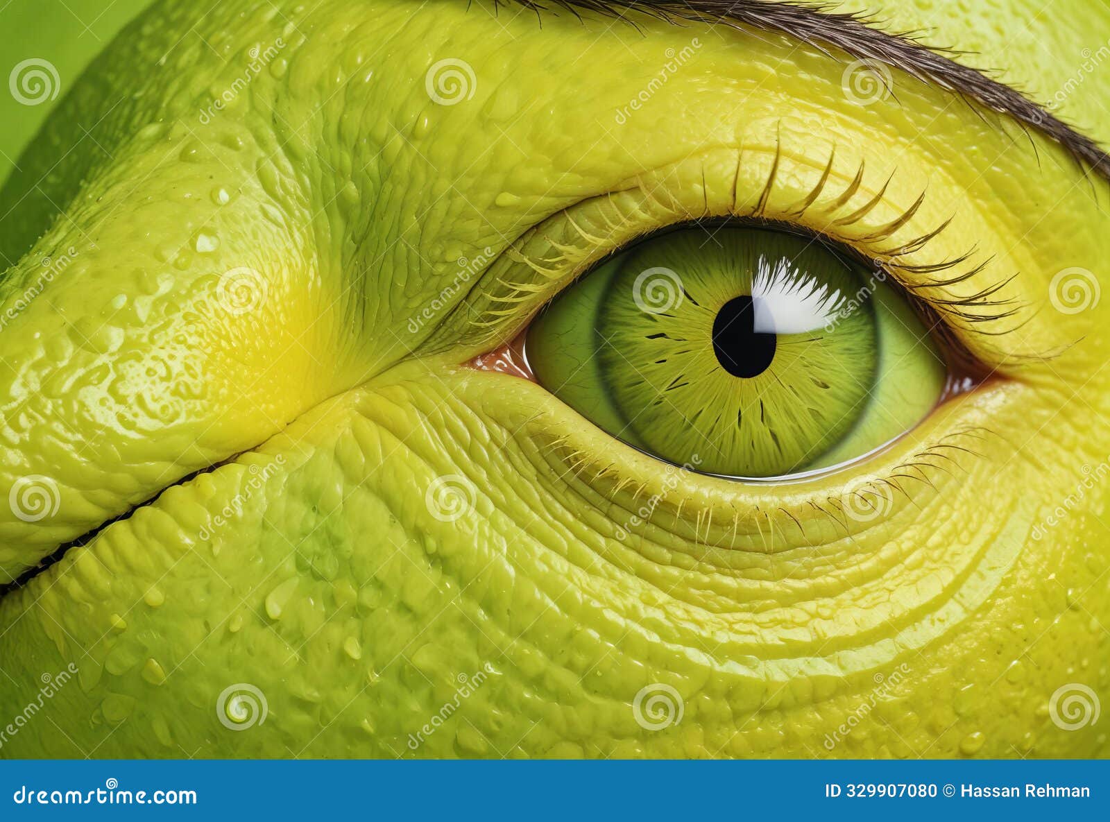 A Lime Green Yellow Nose Texture, Grainy Background Stock Illustration ...