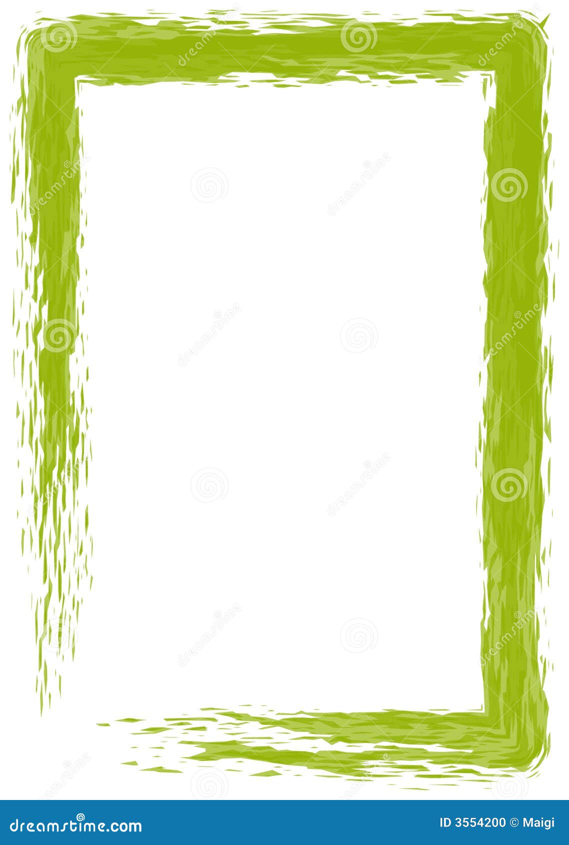 Lime grunge frame stock vector. Illustration of digital - 3554200