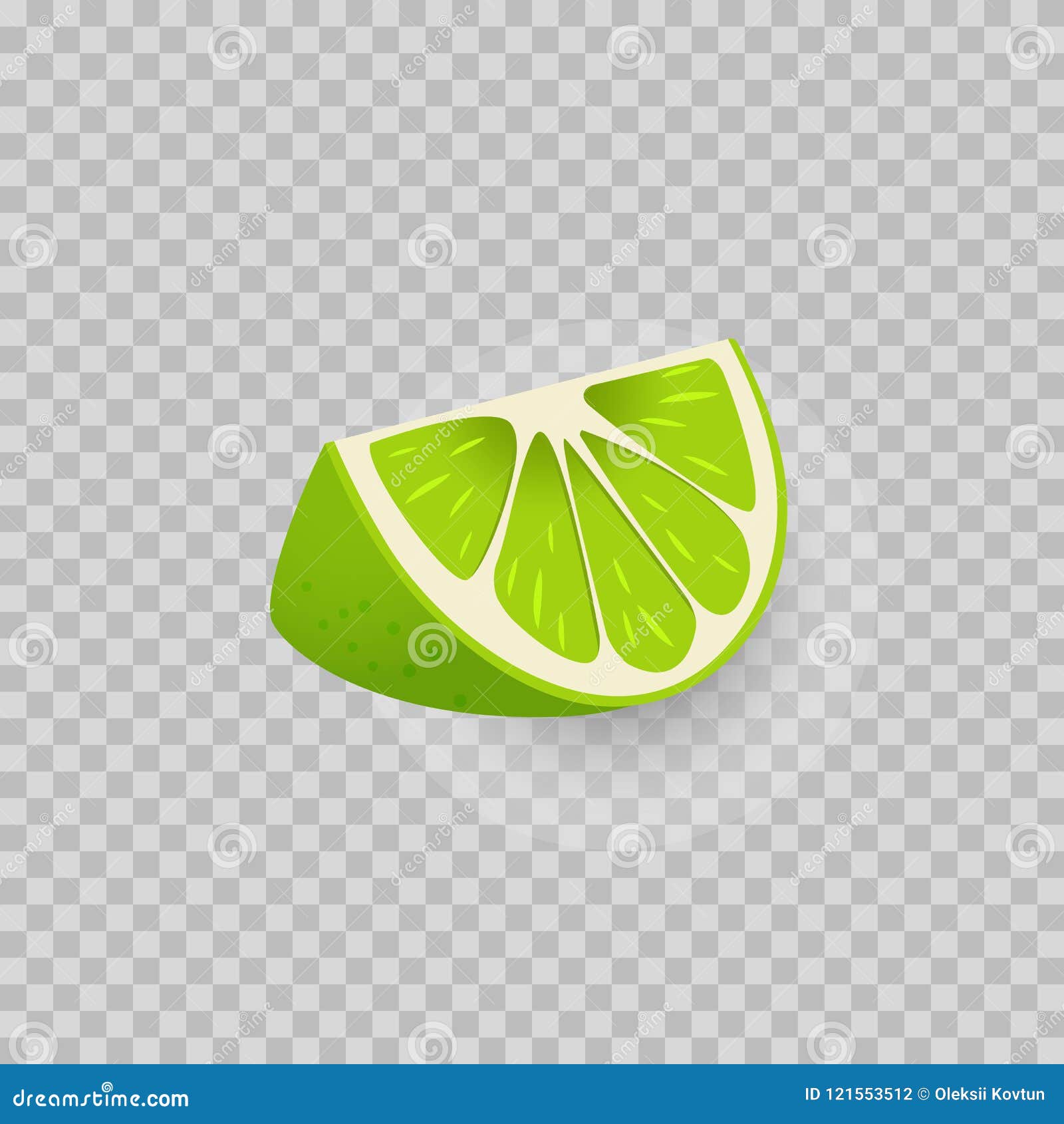 Lime Icon. Isolated. Vector. Slice of a Lime Stock Vector ...