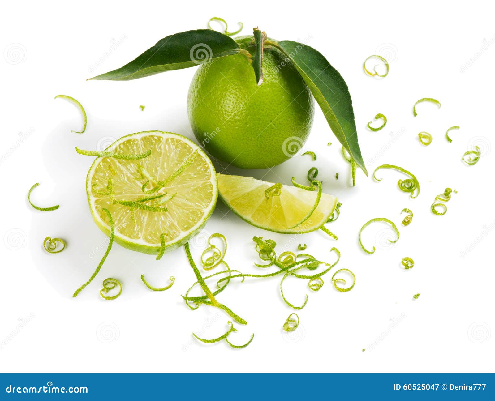 Lime Ingredient Zest and Limes Stock Image - Image of condiment, lime ...