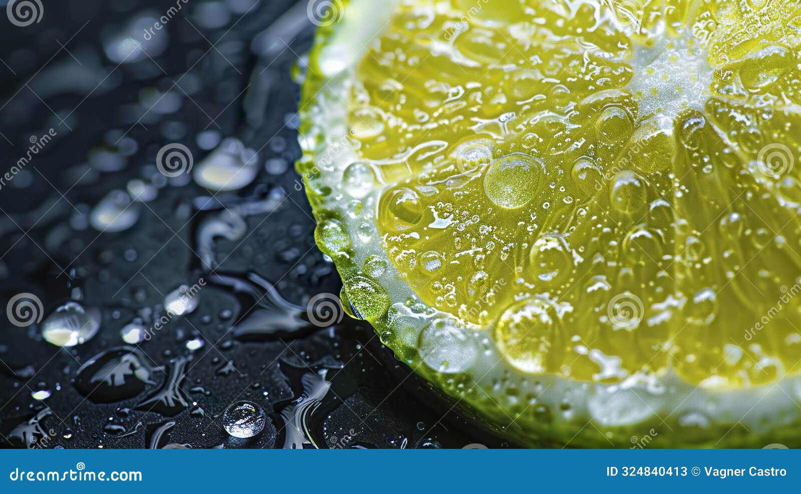 Lime with an Intense Color and Rough Texture Stock Illustration ...