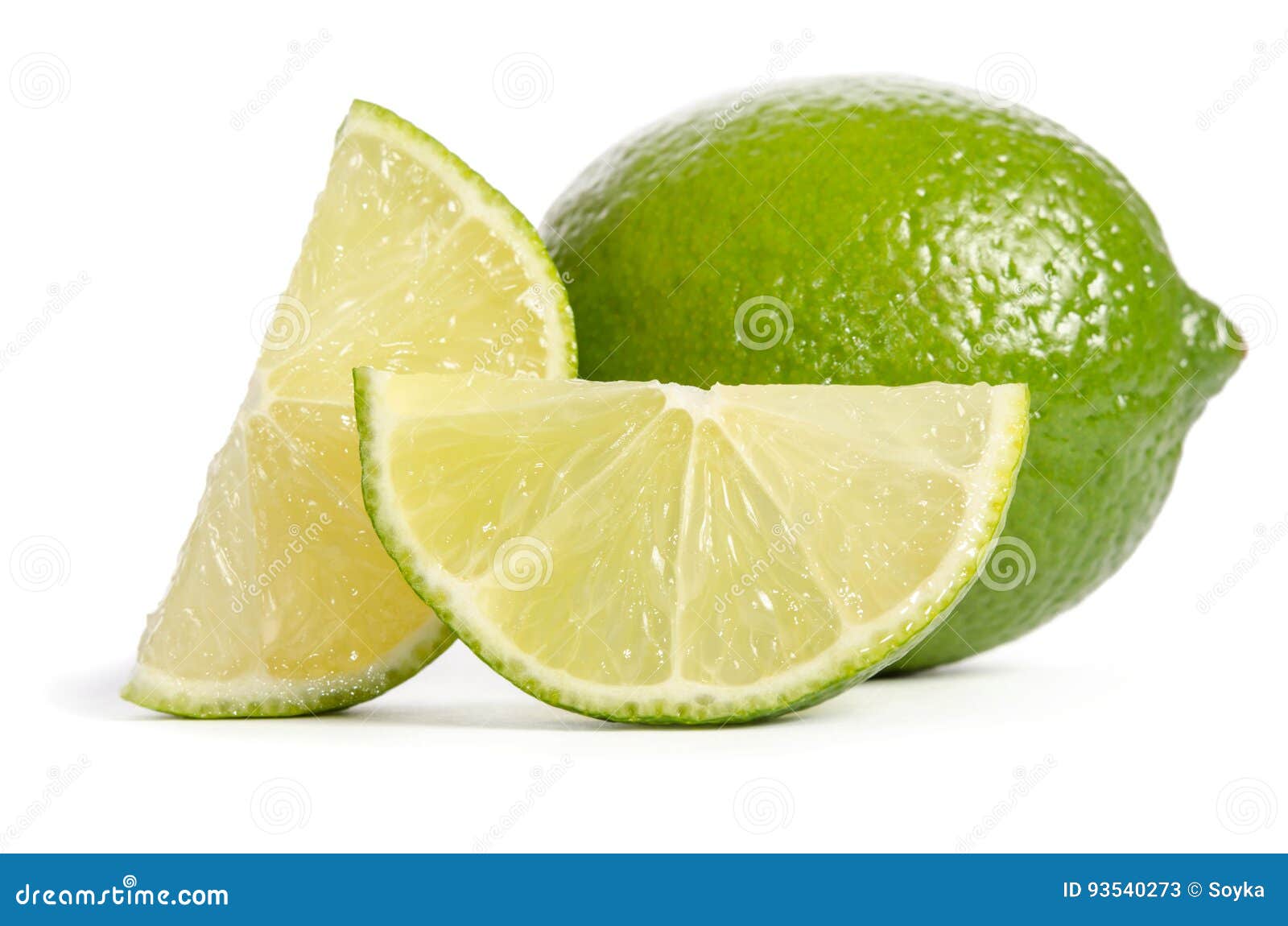 Lime with its juicy slices stock image. Image of piece - 93540273