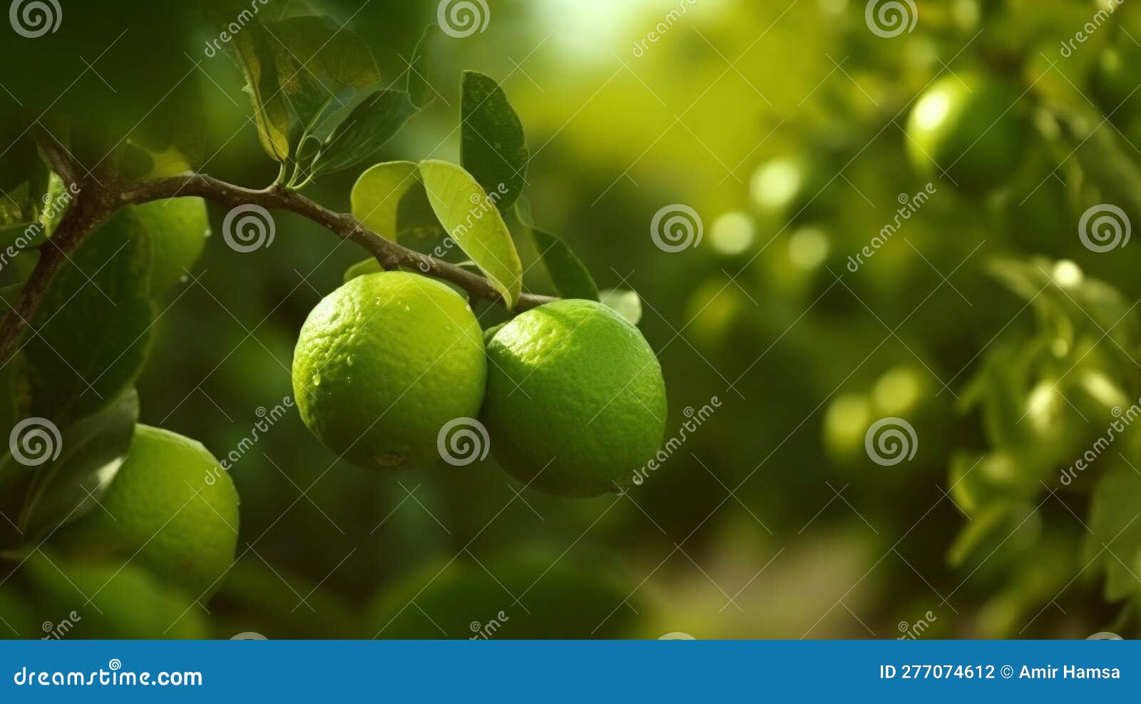 Lime juice on lime orchard stock illustration. Illustration of produce ...