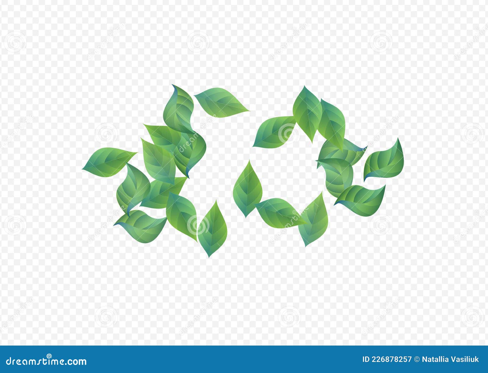 Lime Leaf Forest Vector Transparent Background Stock Illustration ...