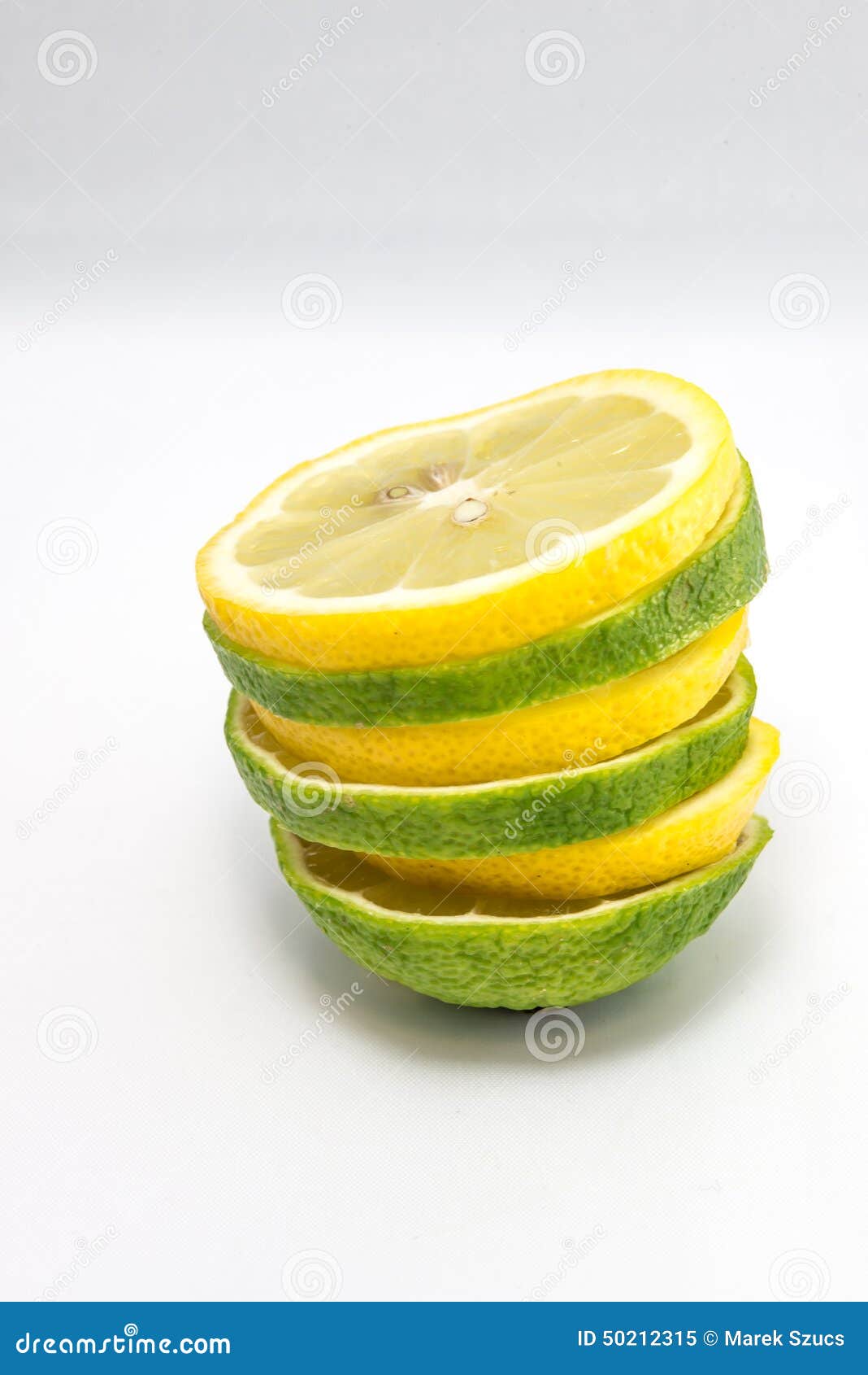 Lime and lemon slices stock image. Image of vitamin, dessert - 50212315