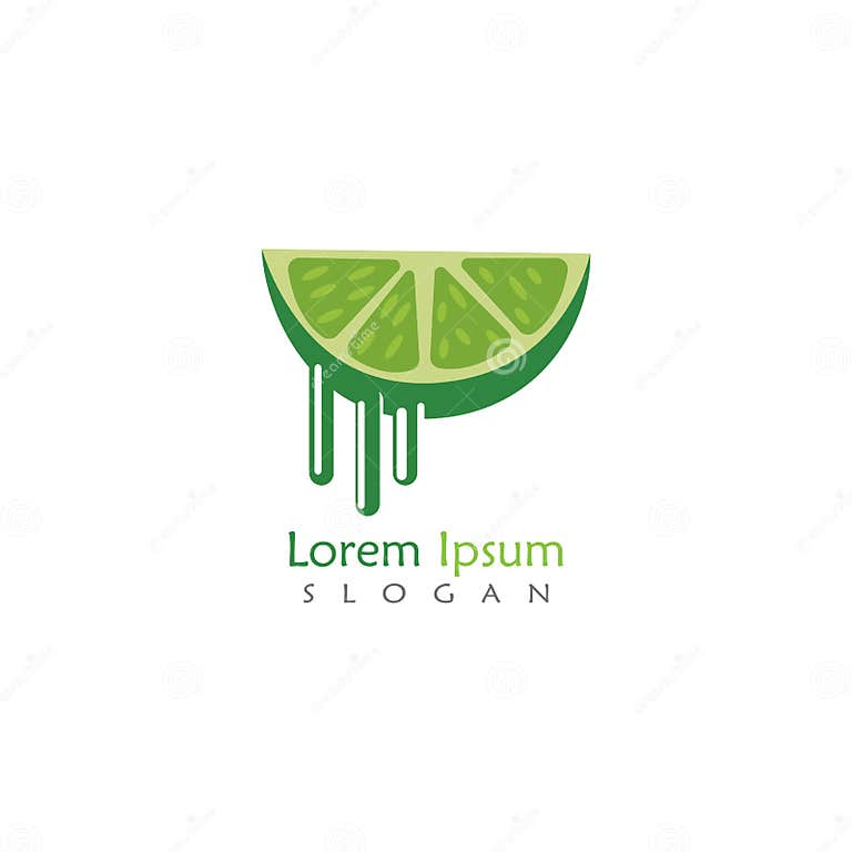 Lime Logo Design, Isolated Lime Creative Template Vector Stock ...