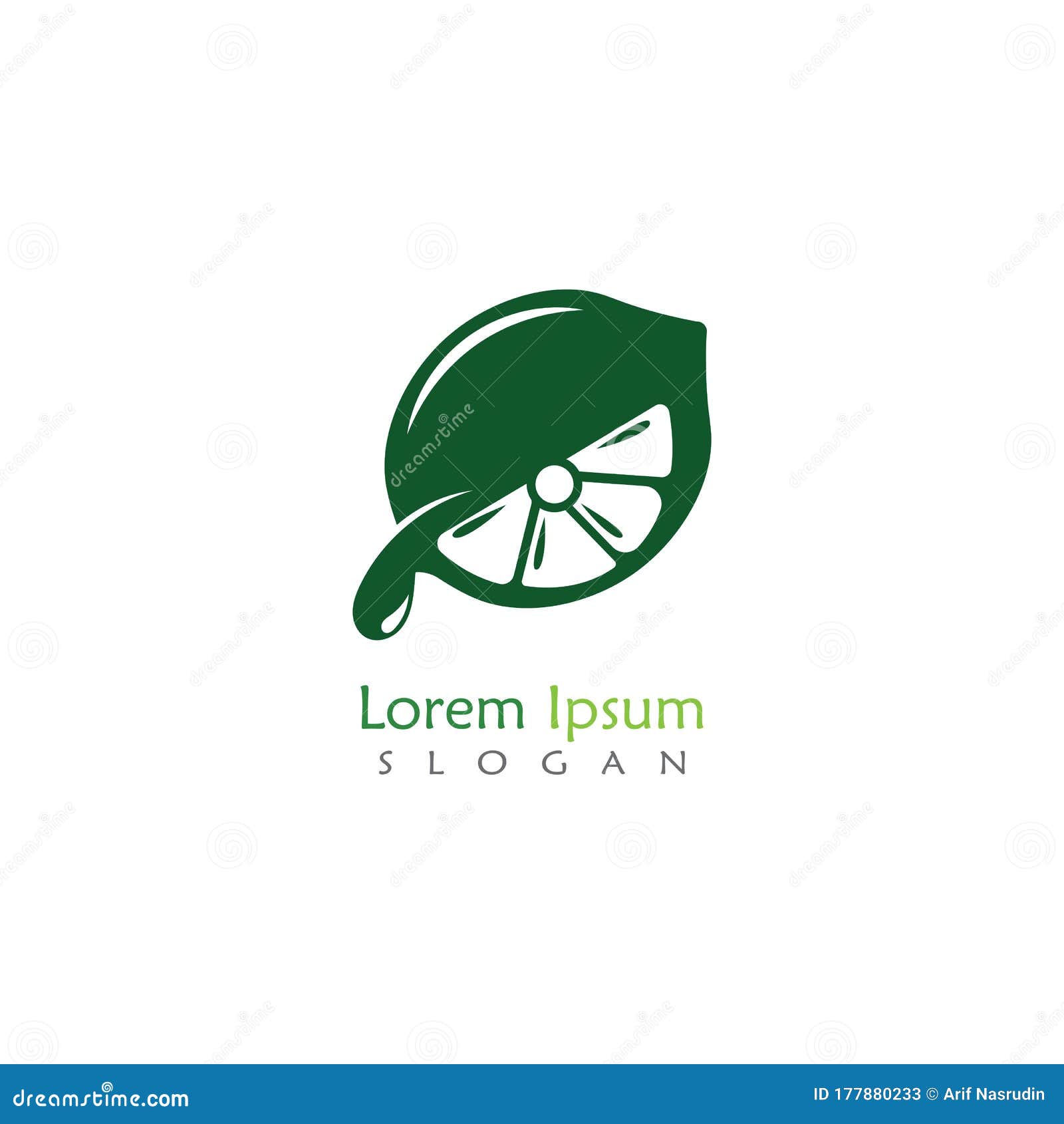 Lime Logo Design, Isolated Lime Creative Template Vector Stock ...