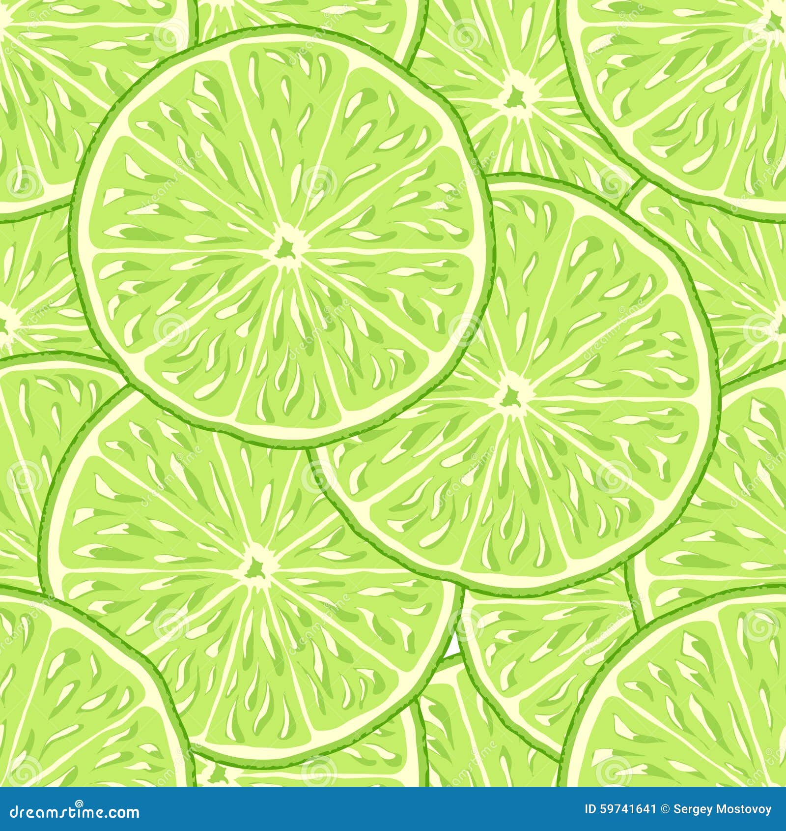 Lime seamless background stock vector. Illustration of juice - 59741641