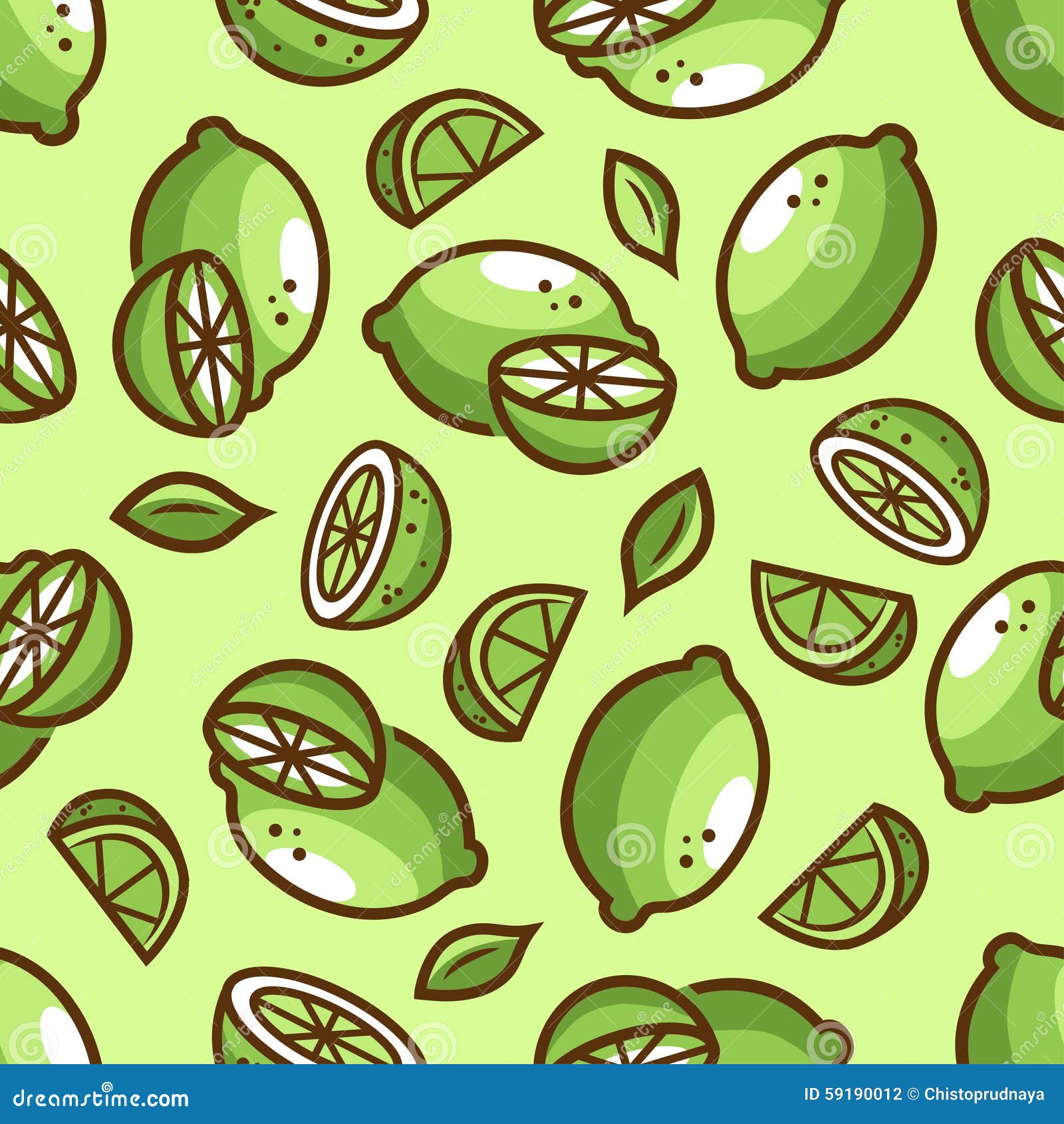 Lime seamless pattern stock vector. Illustration of graphic - 59190012