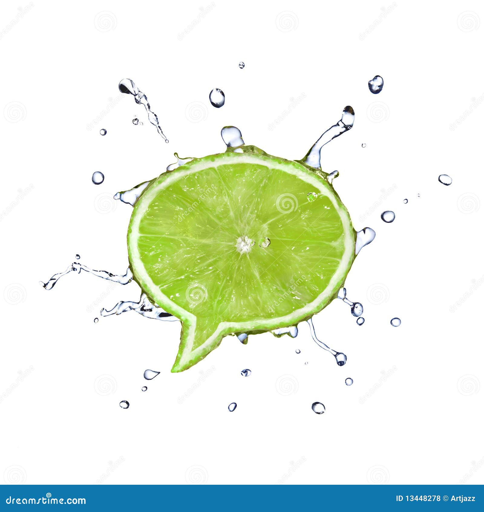 Lime in Shape of Dialog Box Stock Photo - Image of liquid, lemonade ...