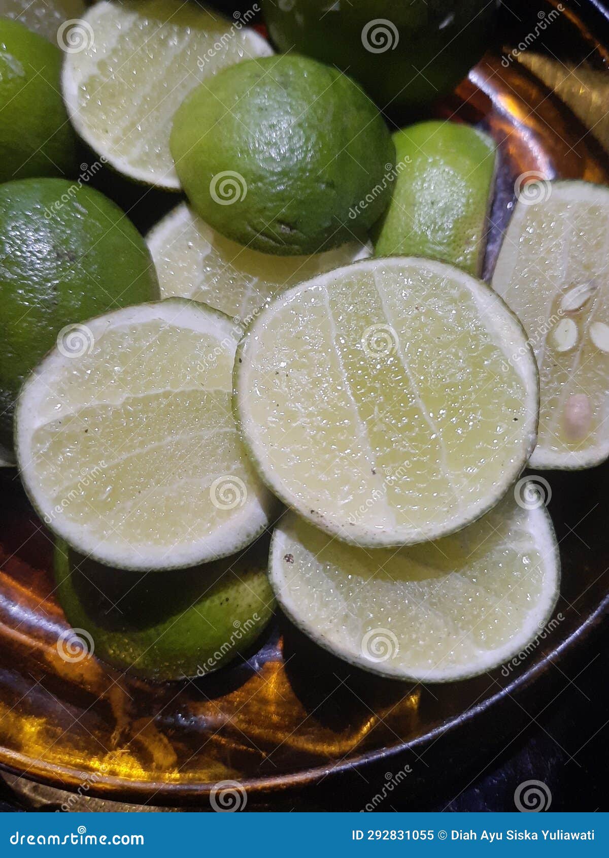 Lime in Slice. Have Sour of Taste Stock Image - Image of lime, taste ...