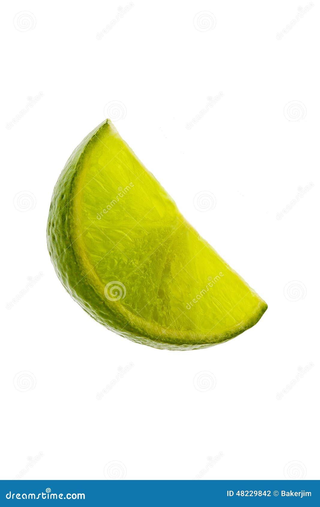 Lime Slice isolated stock photo. Image of ripe, wedge - 48229842