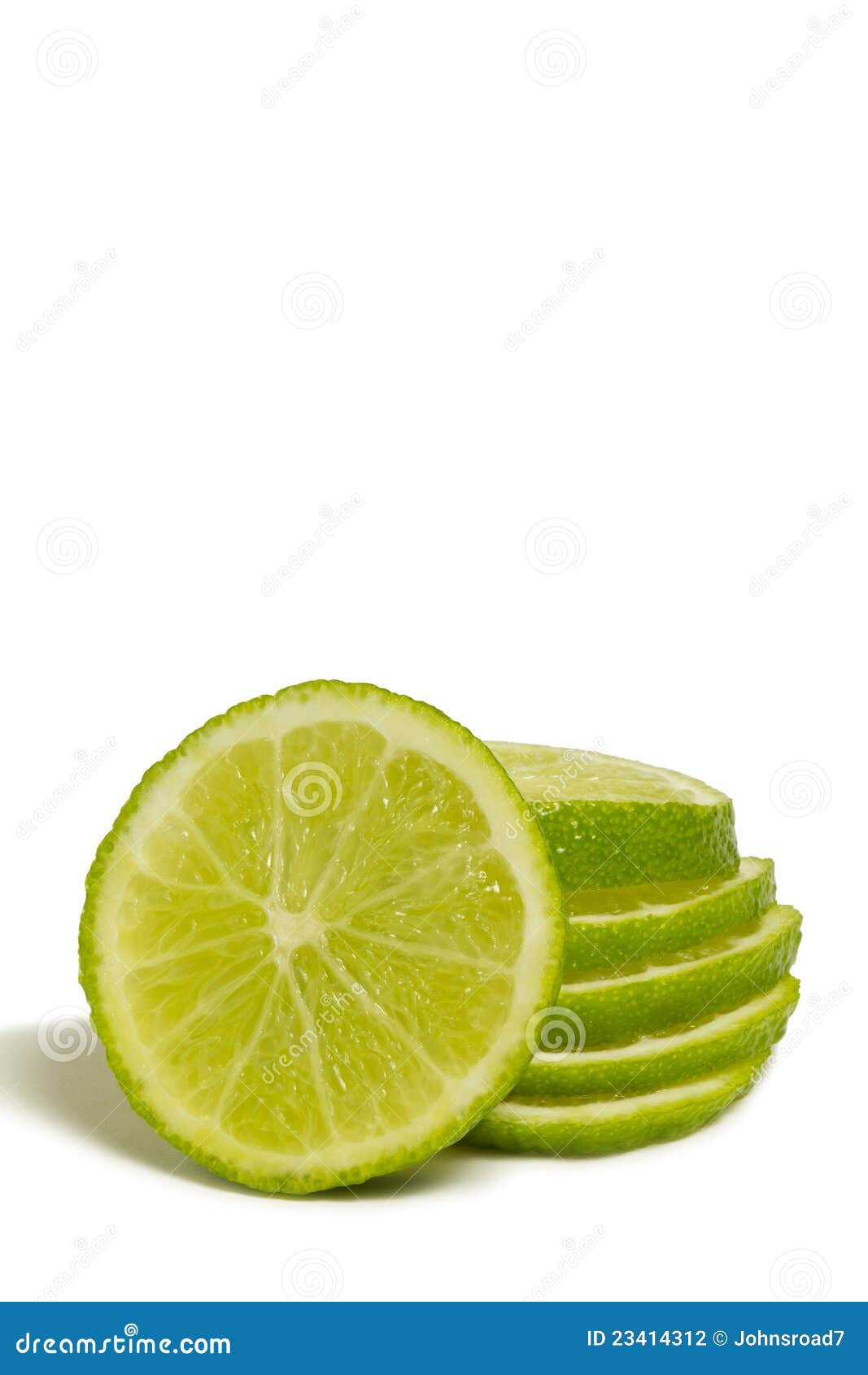 Lime Slice Stack stock photo. Image of fruit, freshness - 23414312