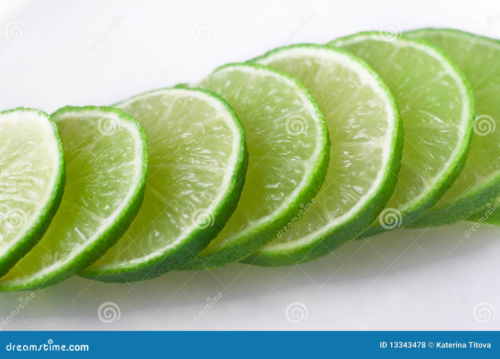 Lime slices stock photo. Image of drink, fresh, isolated - 13343478