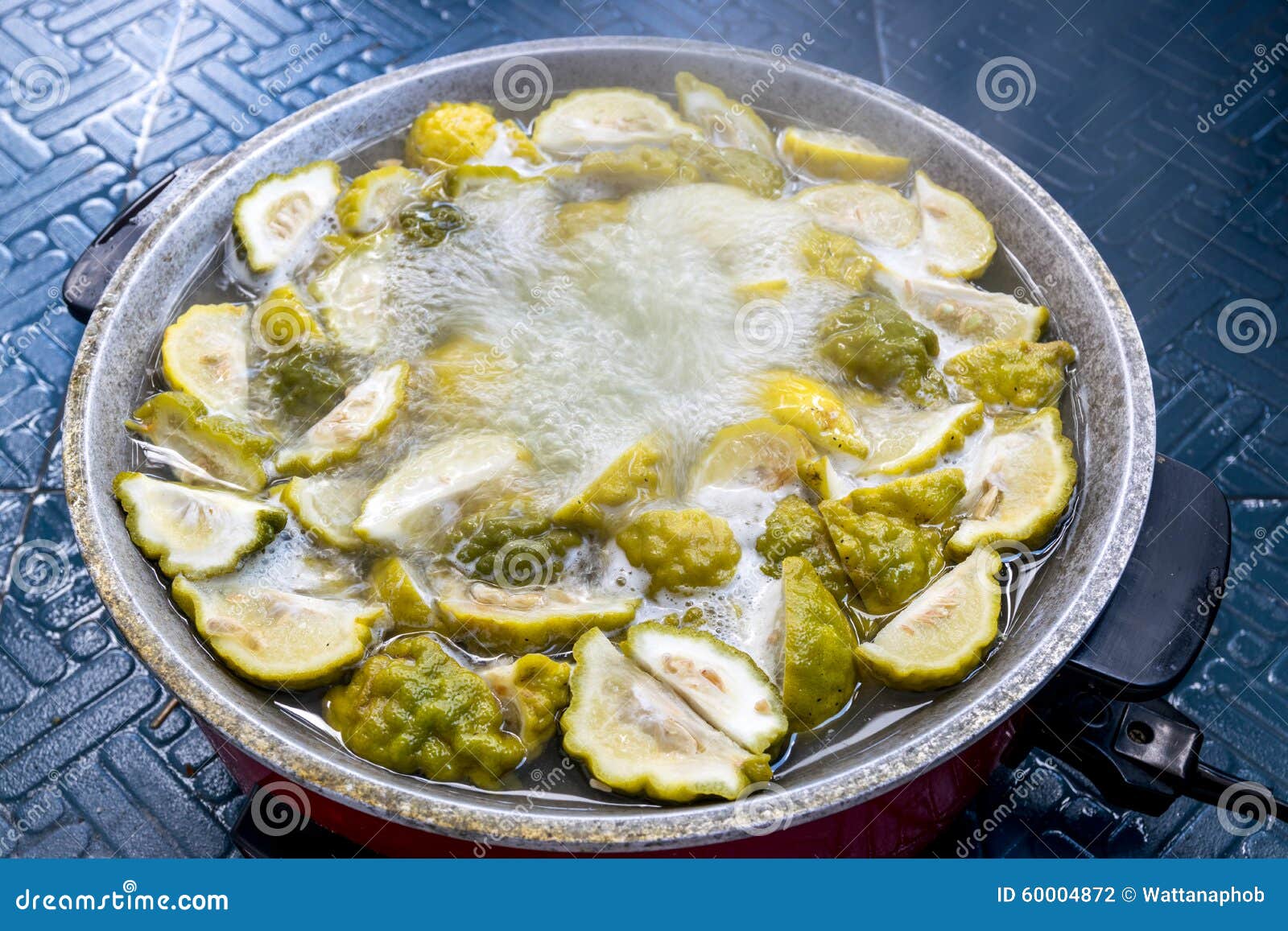 Lime slices boil. stock photo. Image of cuisine, delicious - 60004872