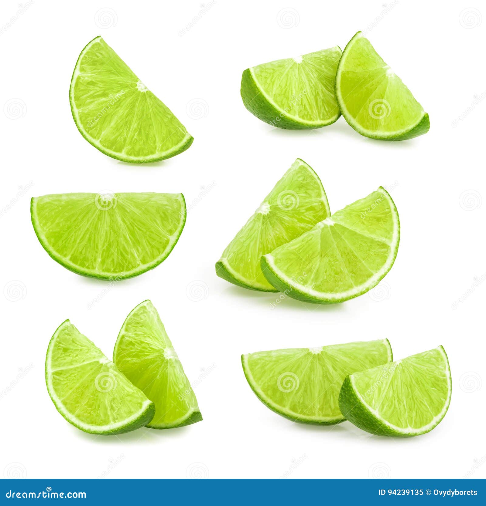 Lime slices isolated. set stock image. Image of circular - 94239135