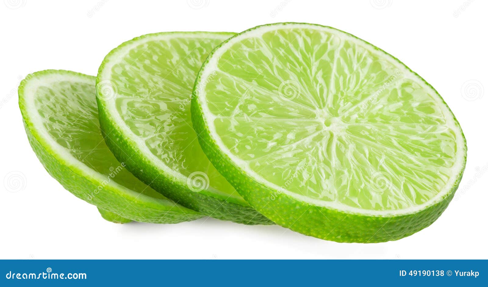 Lime Slices Isolated on White Background Stock Photo - Image of closeup ...