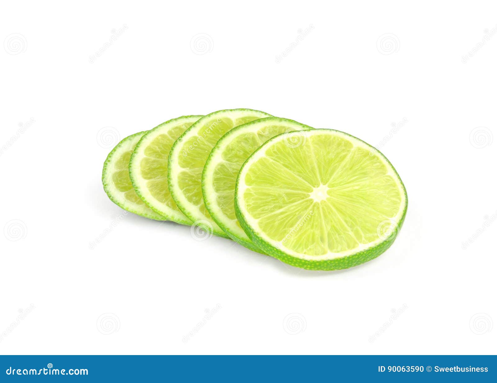 Lime Slices Isolated on White Background Cutout Stock Photo - Image of ...