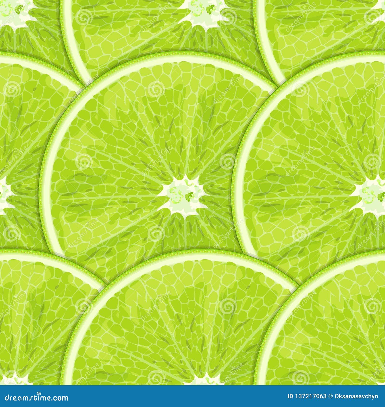 Lime Slices Seamless Texture Stock Vector - Illustration of kitchen ...