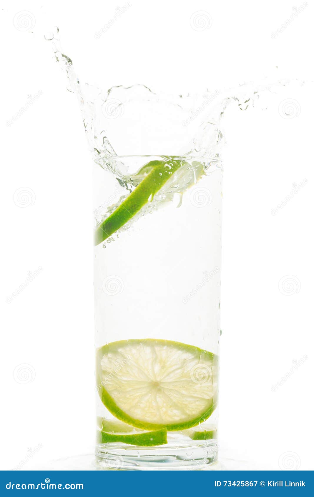 Lime splash in the glass stock image. Image of food, cocktail - 73425867