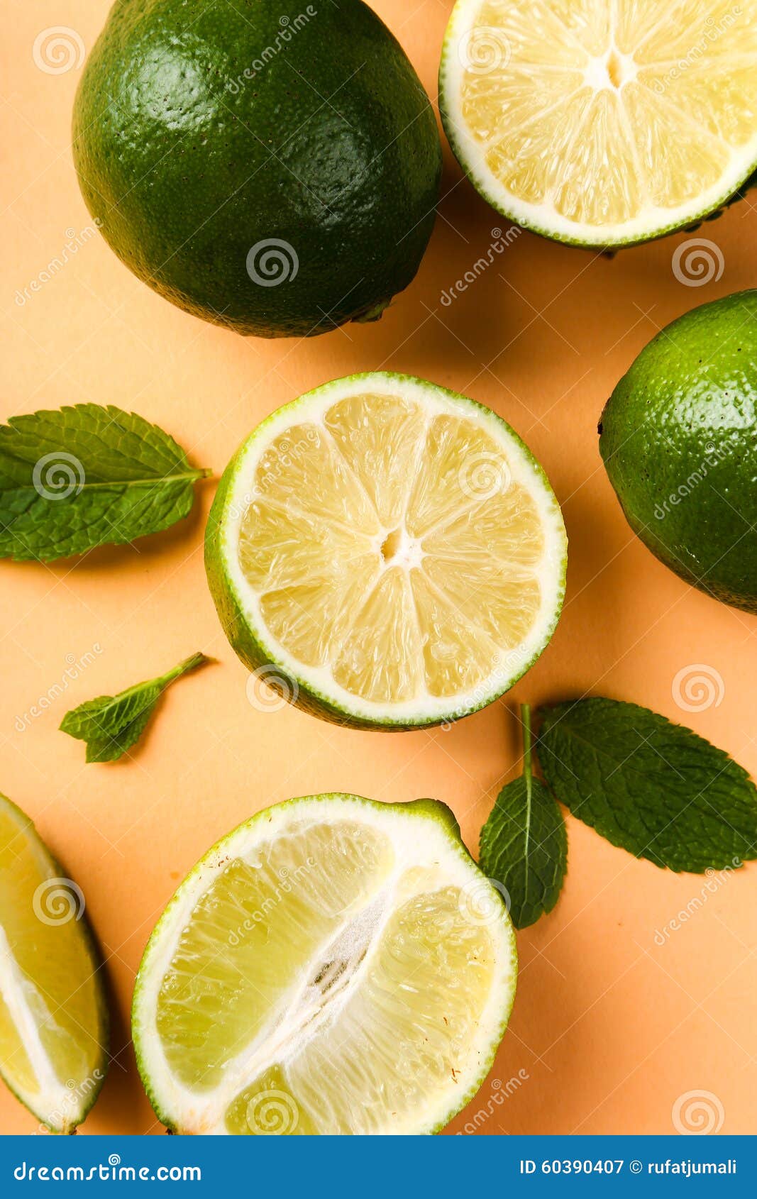 Lime on the table stock image. Image of ingredient, organic - 60390407