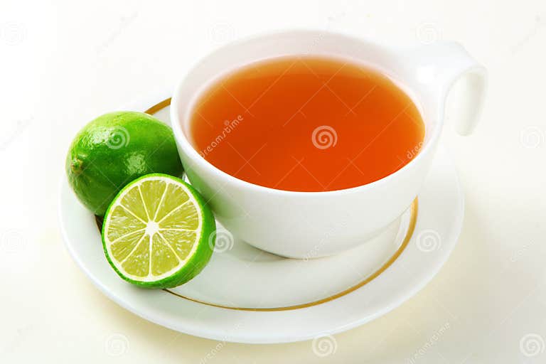Lime tea stock image. Image of tasty, cuppa, brown, citrus - 34920369
