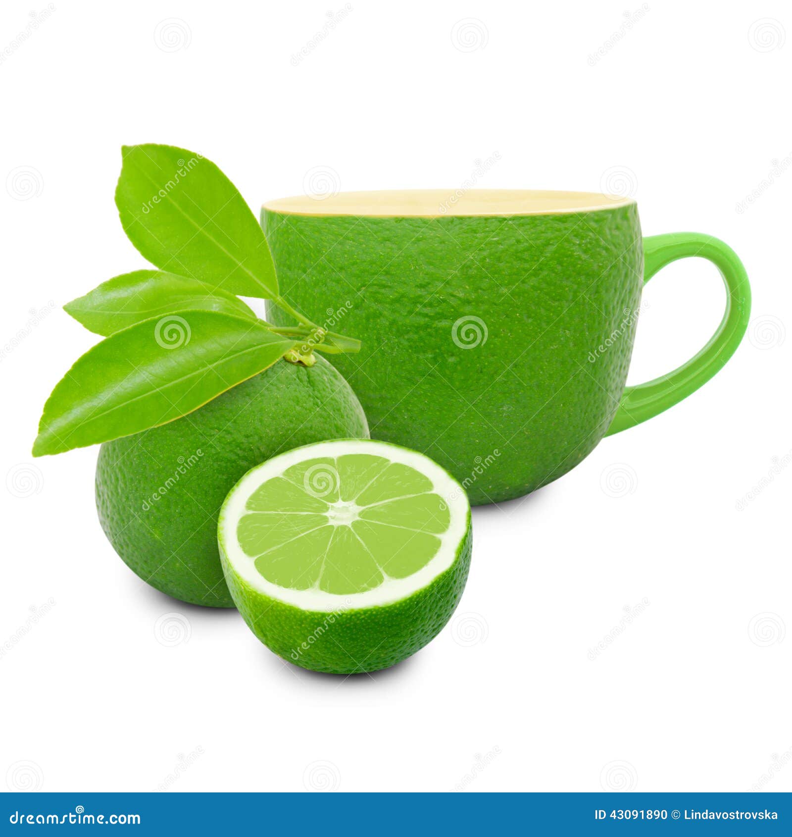 Lime tea stock photo. Image of ecology, eating, aromatic - 43091890