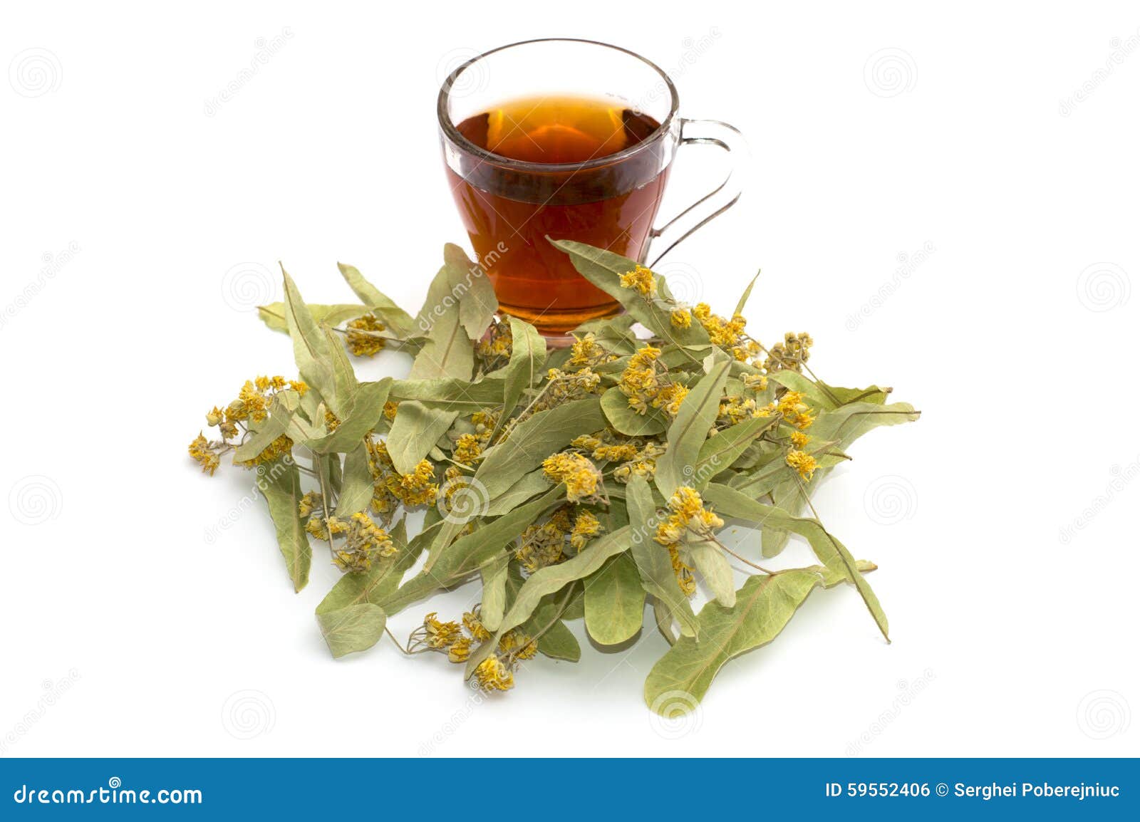 Lime Tea on a White Background Stock Photo - Image of medicine, gold ...