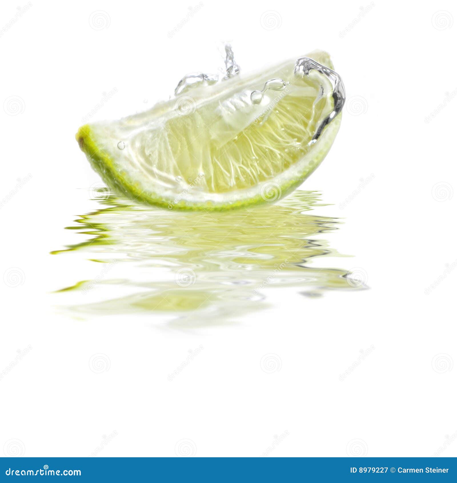 Lime wedge stock image. Image of isolated, fresh, juicy - 8979227