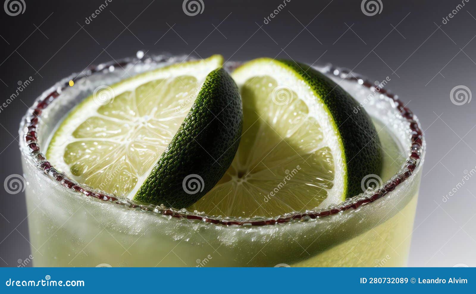 Lime Wedge on Iced Water.AI Generated Stock Illustration - Illustration ...