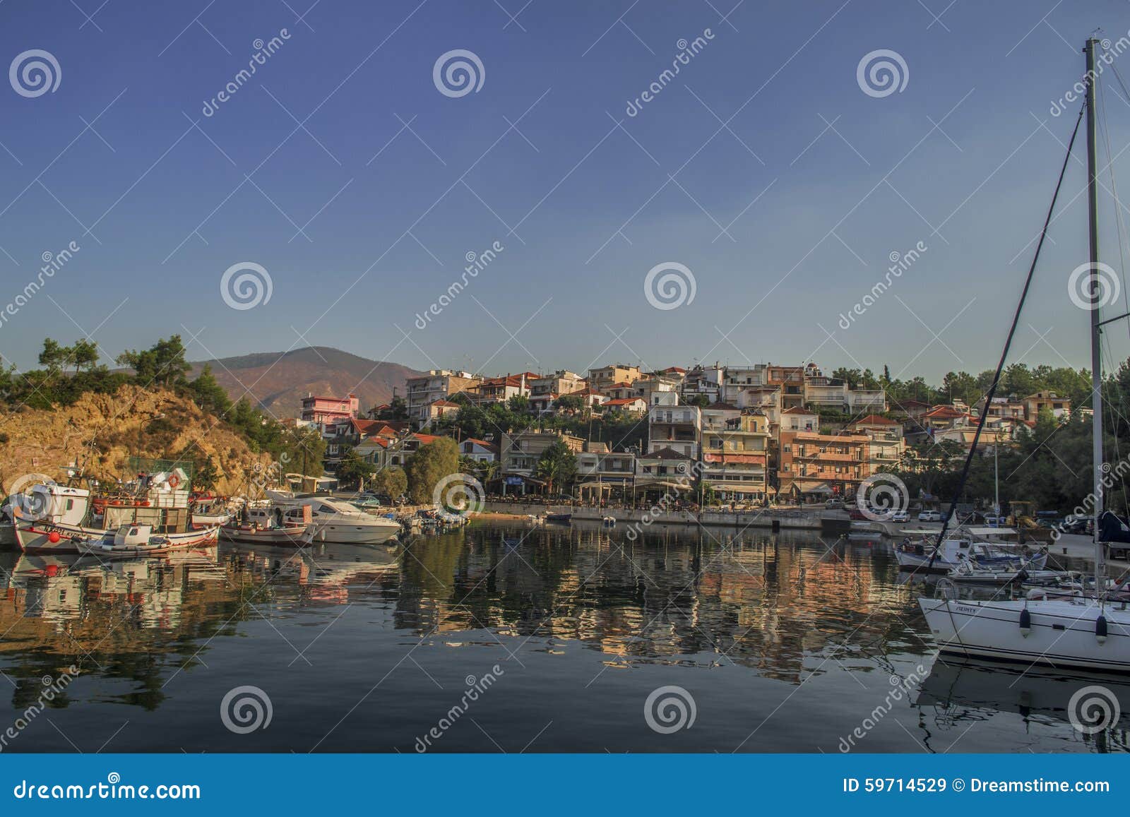 Limenas City editorial stock image. Image of autumn, cold - 59714529