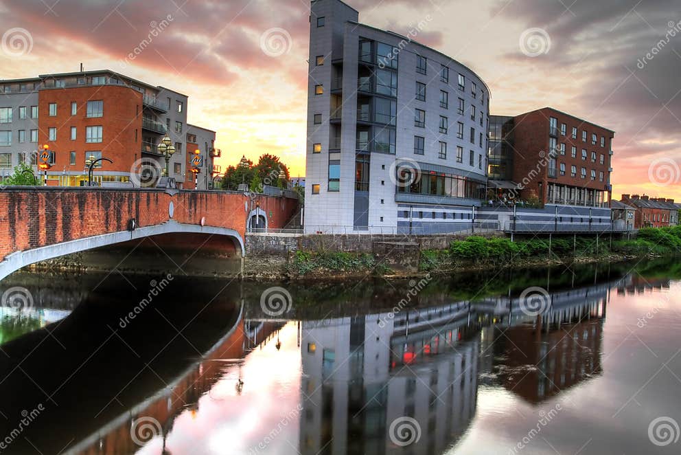 Limerick city scenery stock image. Image of scenic, freedom - 16126675