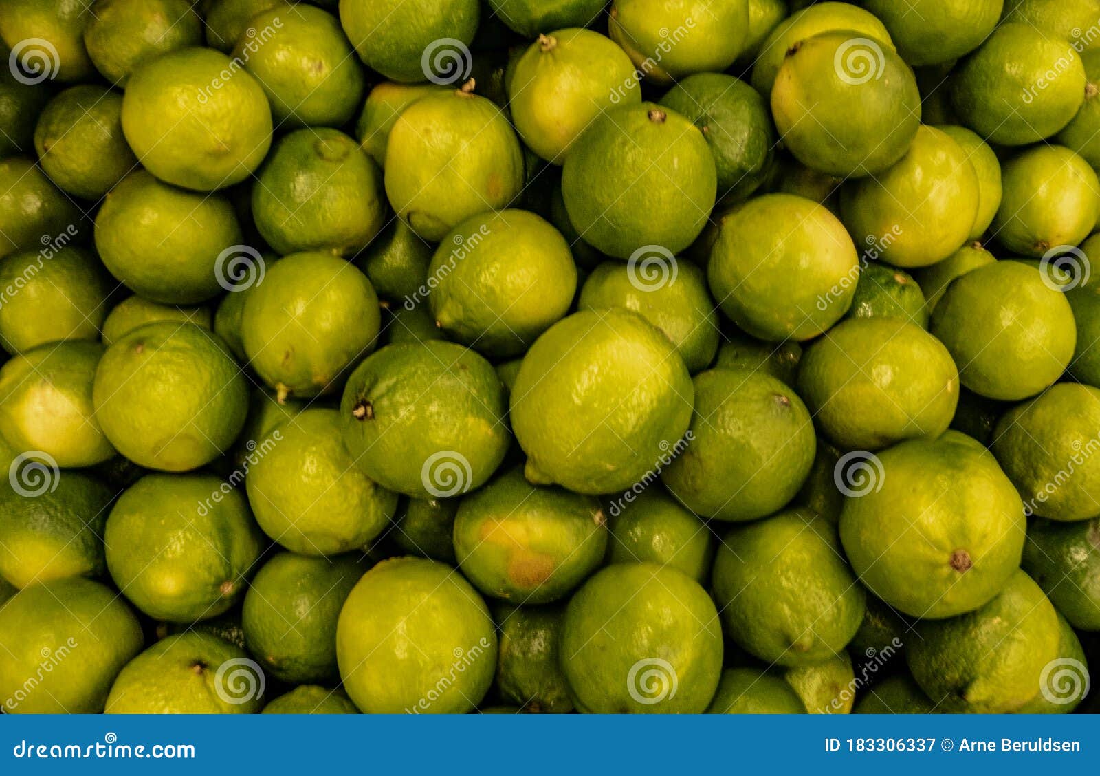 Limes at a Local Grocery Store Stock Image - Image of supermarket ...