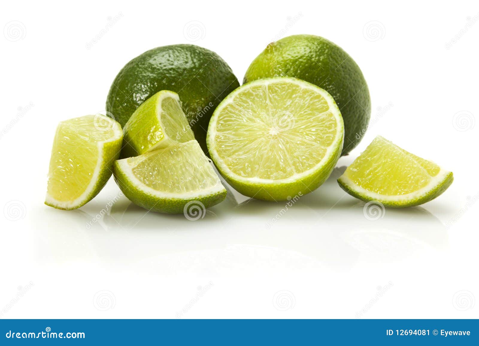 Limes and pieces stock image. Image of lime, cross, fresh - 12694081