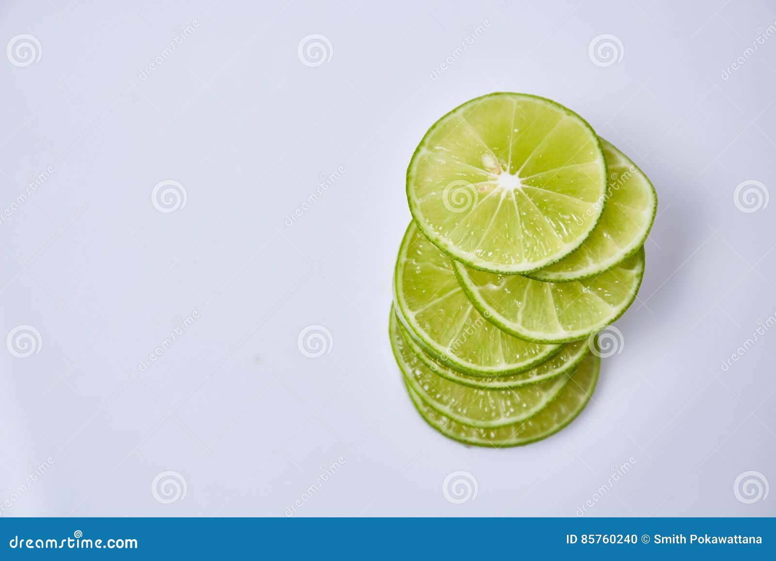 Limes Sliced Isolated On White Background Royalty-Free Stock Photo ...